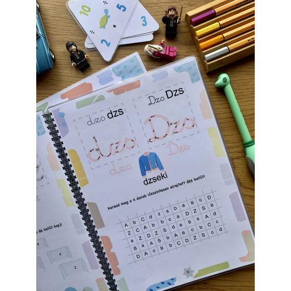 Betűgyakorló - Letörölhető betű és szám gyakorlófüzet (írott és ...